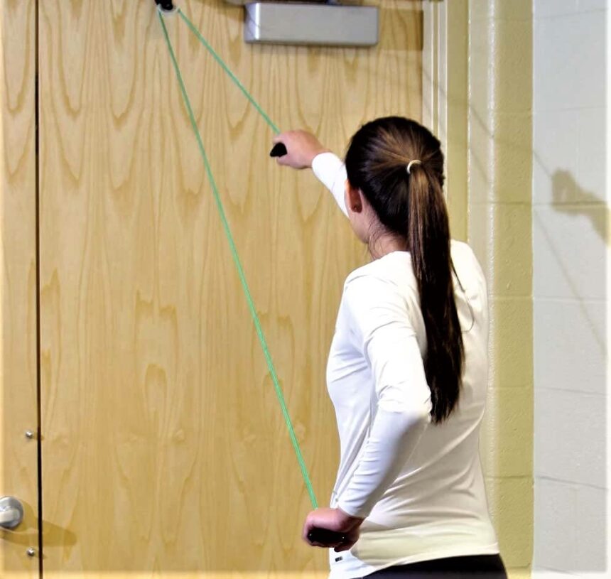 shoulder exercise pulley with rope | shoulder exercise equipment Over ...